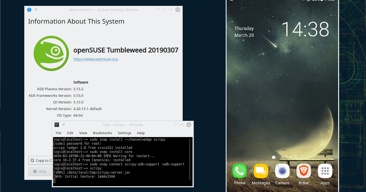 Install scrcpy on Linux From Snap Package (App To Display And Remote ... Install scrcpy on Linux From Snap Package (App To Display And Remote ...