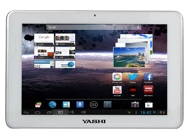 Giz Android: Yashi YPad A10 Pro tablet from Italy.