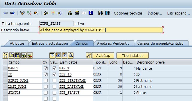 Display filtered data in SM30