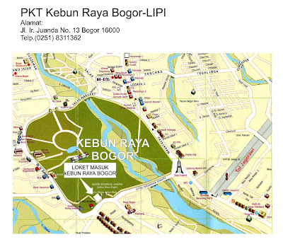 Map Kebun Raya Bogor - Perumperindo.co.id