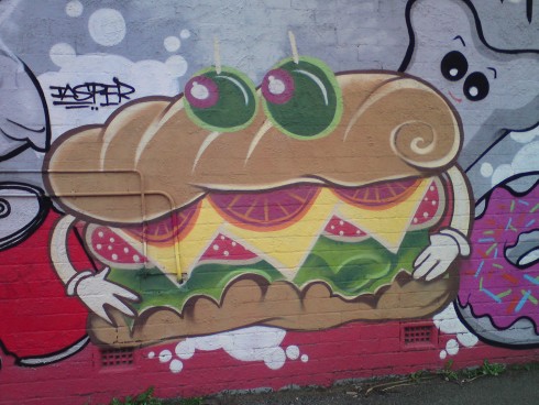 The Supreme Plate: Fly Food Graffiti