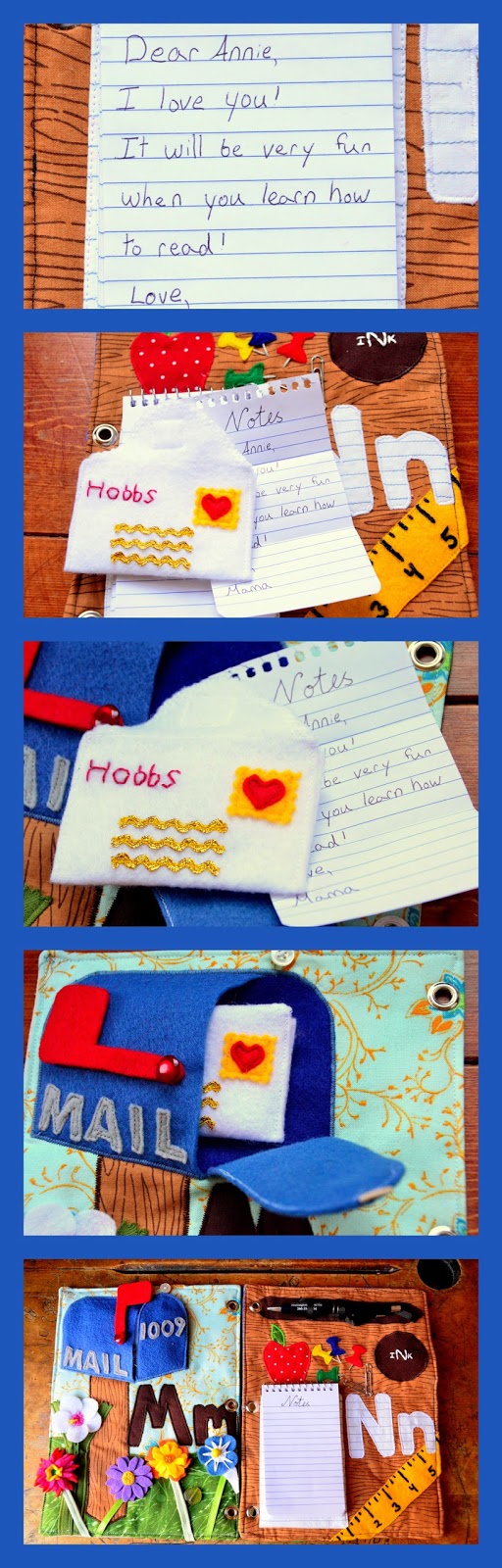 The Adventures of Six Hobbits: Alphabet Quiet Book: N is for Note