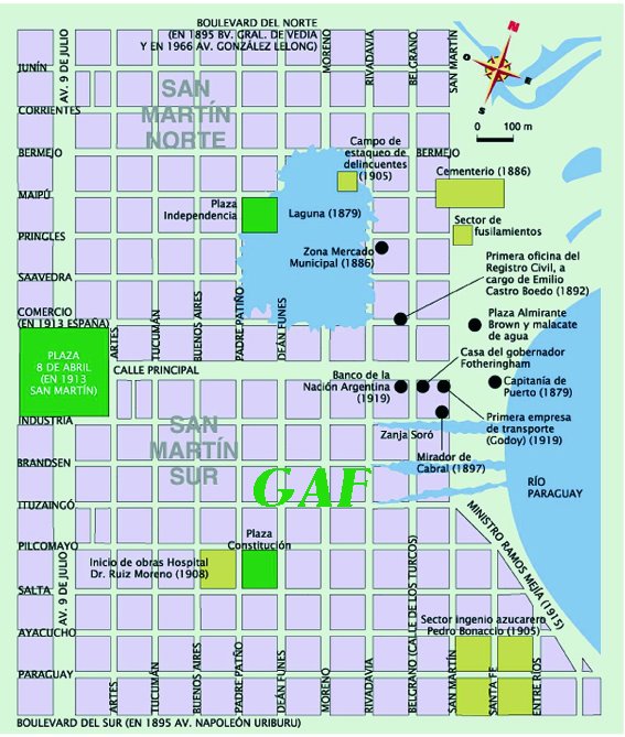 Historia de la Ciudad de Formosa : Evolución de las calles de Formosa