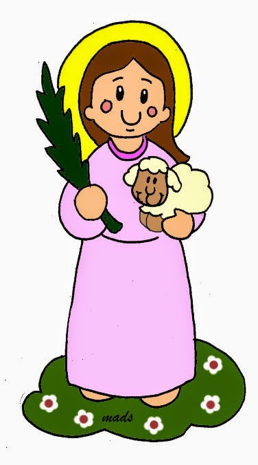 Mis ilustraciones: Santa Inés