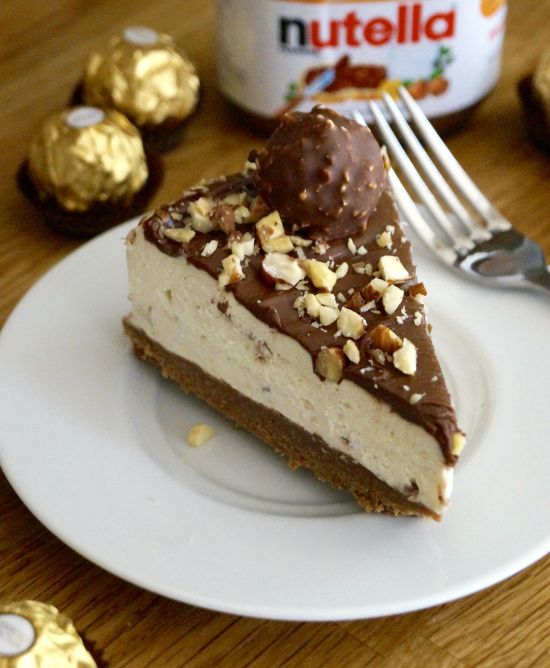 No-Bake Ferrero Rocher Cheesecake - Special Cake and Cooking