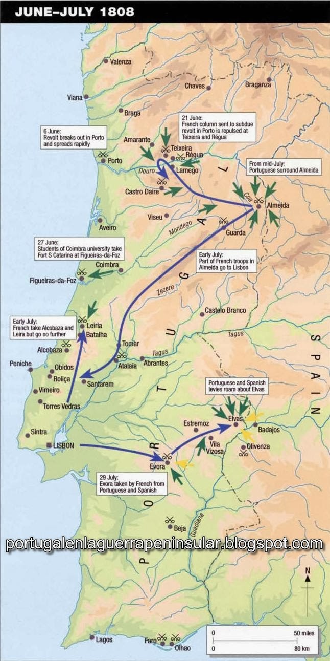 Portugal en la Guerra Peninsular: Primera invasión francesa a Portugal ...