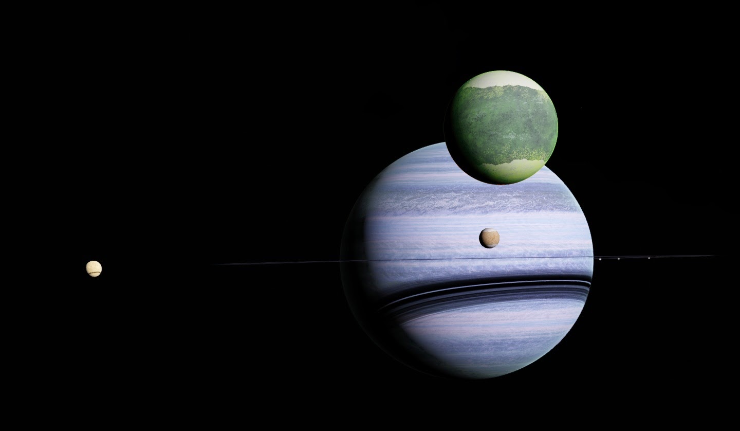 Gas Giant Planet With Life
