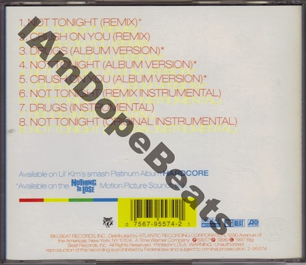 iAmDopeBeats Catalog: Lil' Kim - Not Tonight [CD Single]