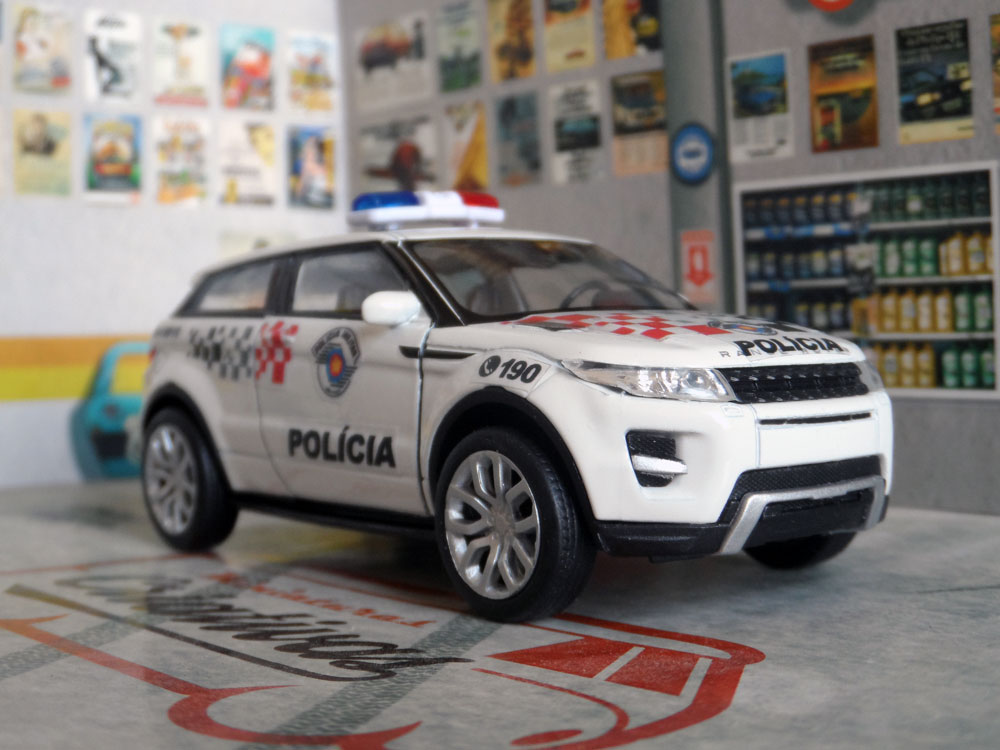Range Rover Evoque Polícia Militar Pm Sp | #MiniaturasCriativas