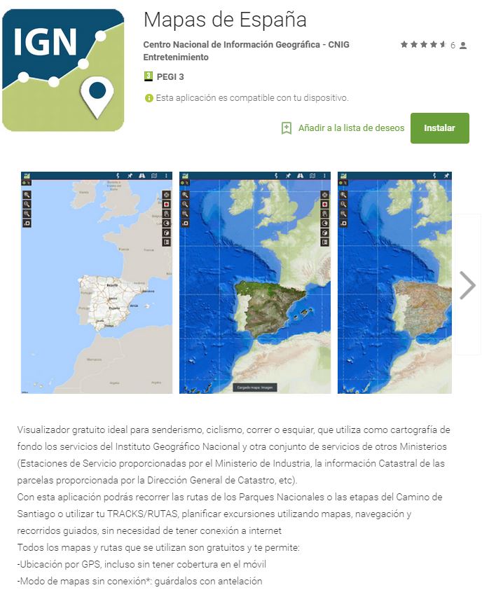 Blog IDEE: Aplicación Mapas de España del Instituto Geográfico Nacional