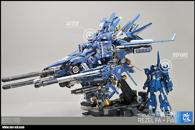 1/144 ReZEL FA+FW Modeled by Ver.Ed Part 2 of 2