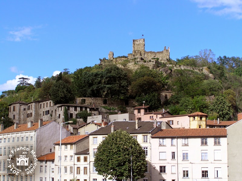 LA FRANCE MEDIEVALE: VIENNE (38) - Le château de la Bâtie
