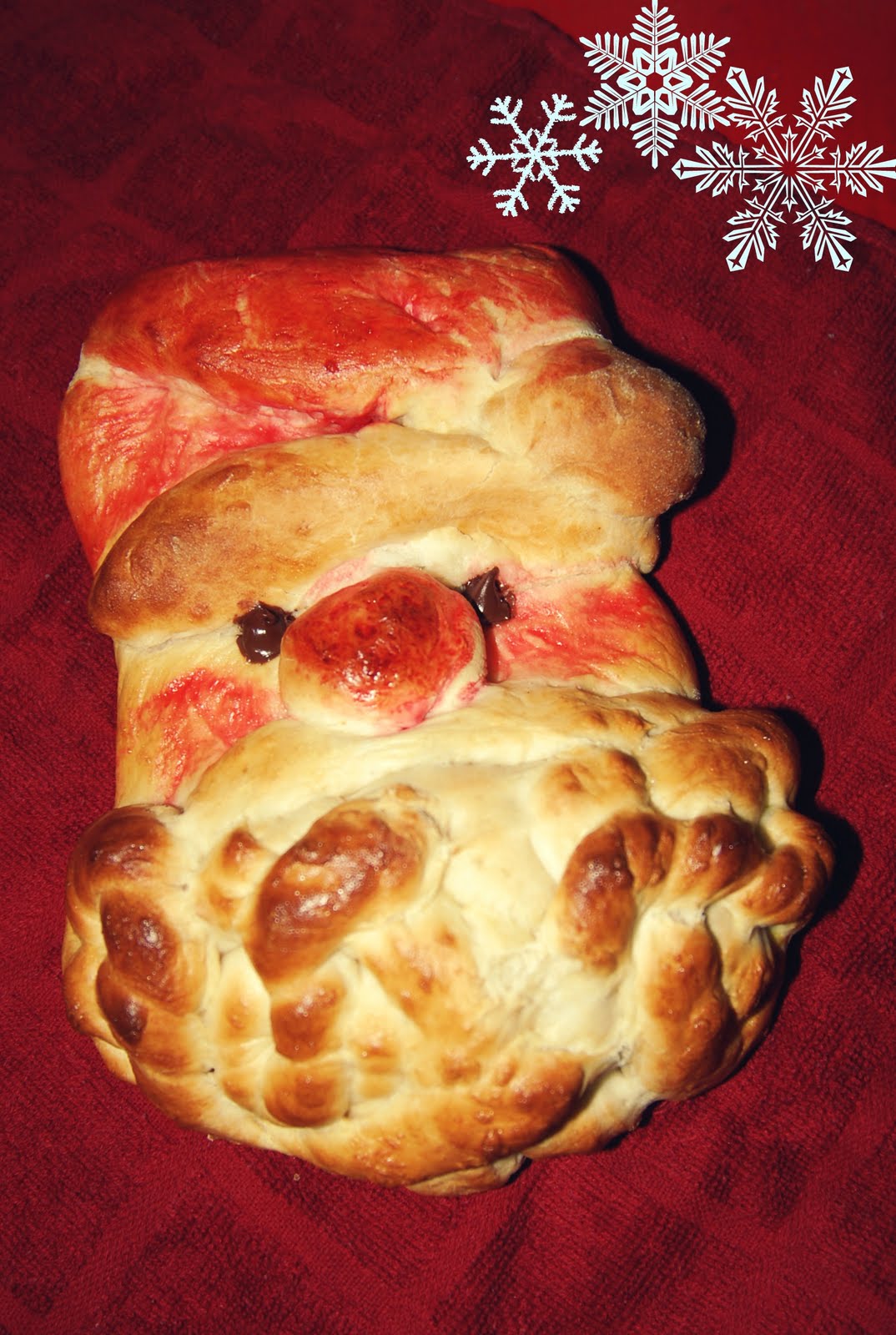 Cursive T: Santa Bread