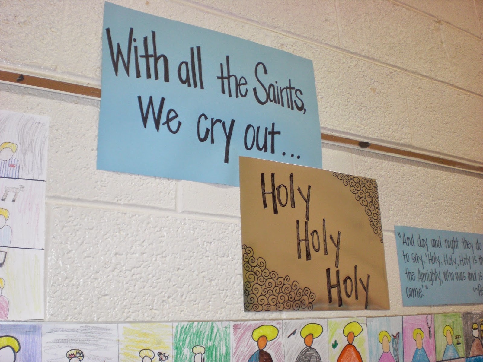 Look to Him and be Radiant: All Saints Day Art Project