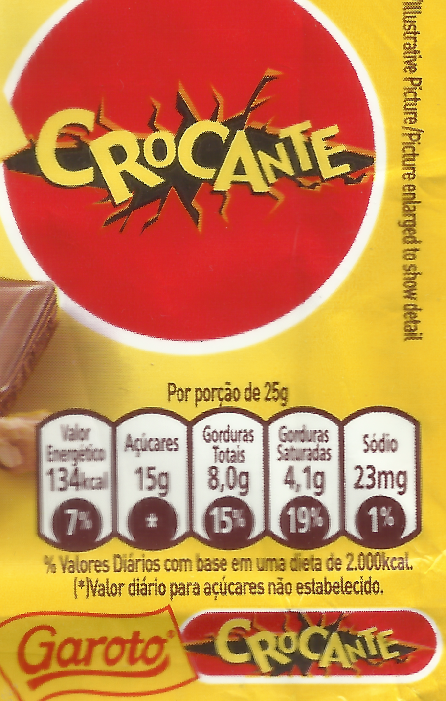 Garoto CROCANTE - 100g