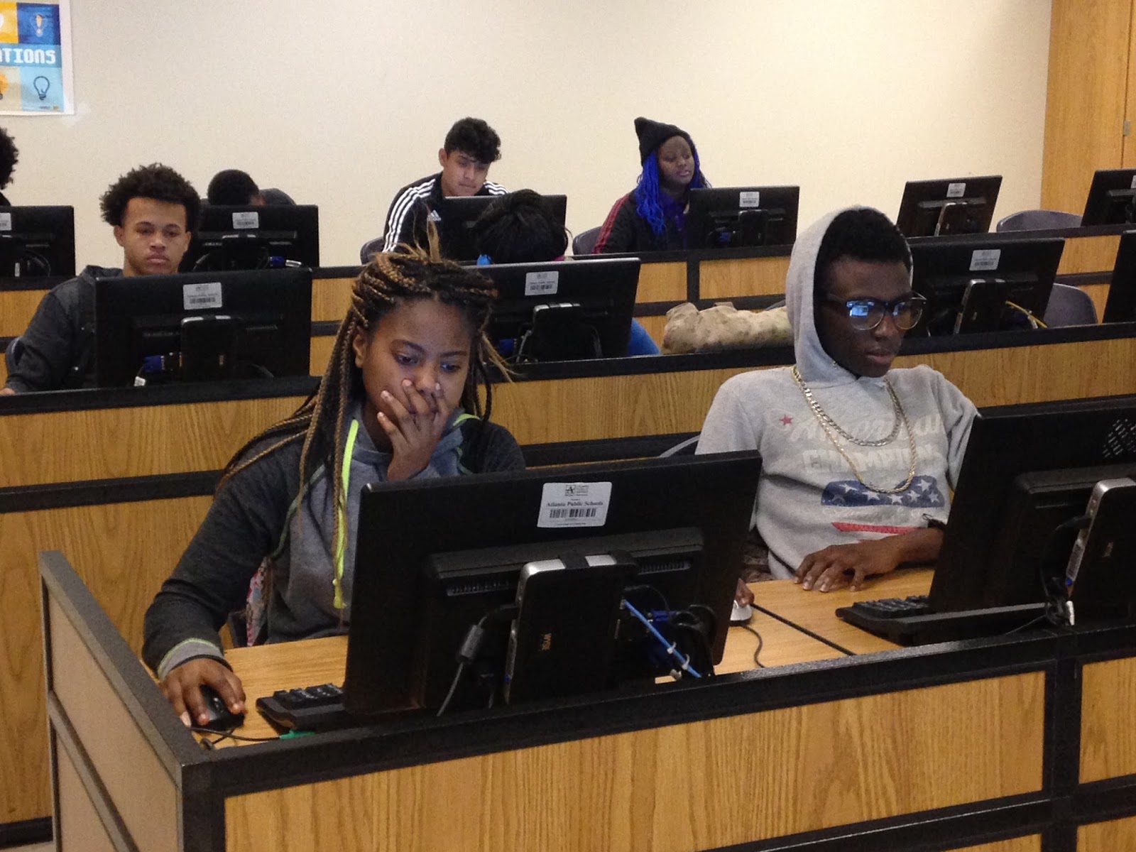 South Atlanta Media Center: Hour of Code at South Atlanta High
