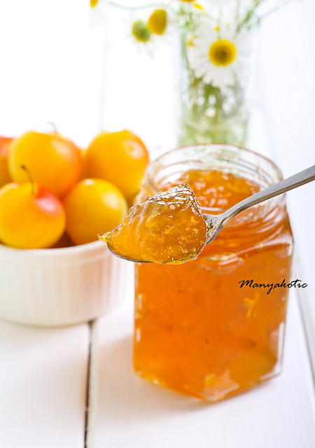 Konfitura z mirabelek - mirabelki z koniakiem