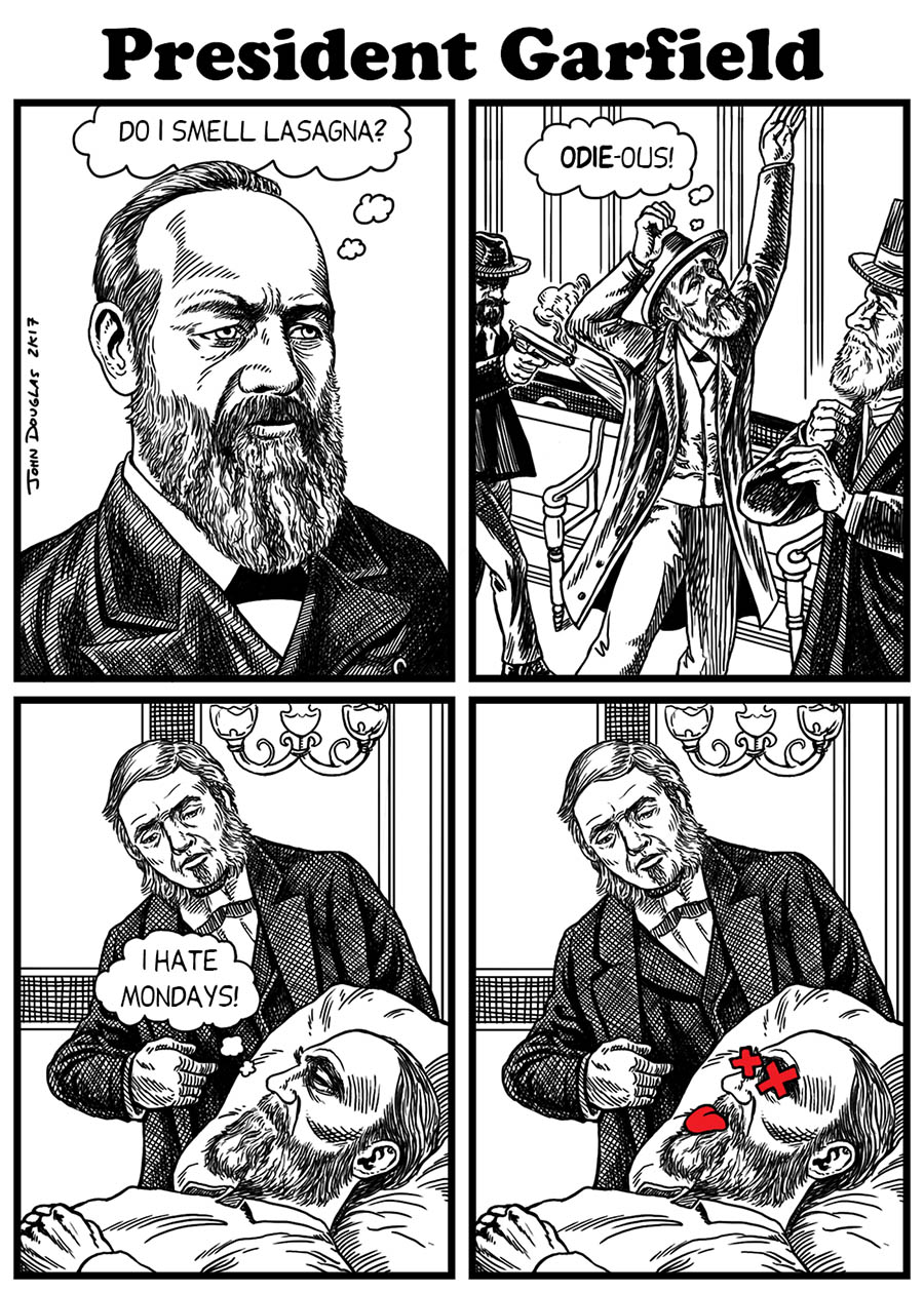 The John Douglas (Mostly) Comic Book Art Site: President's Day: Garfield