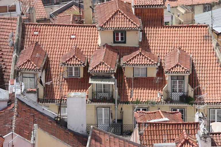 Ontem, eu reparava no sorriso das vacas...: Telhados de Lisboa