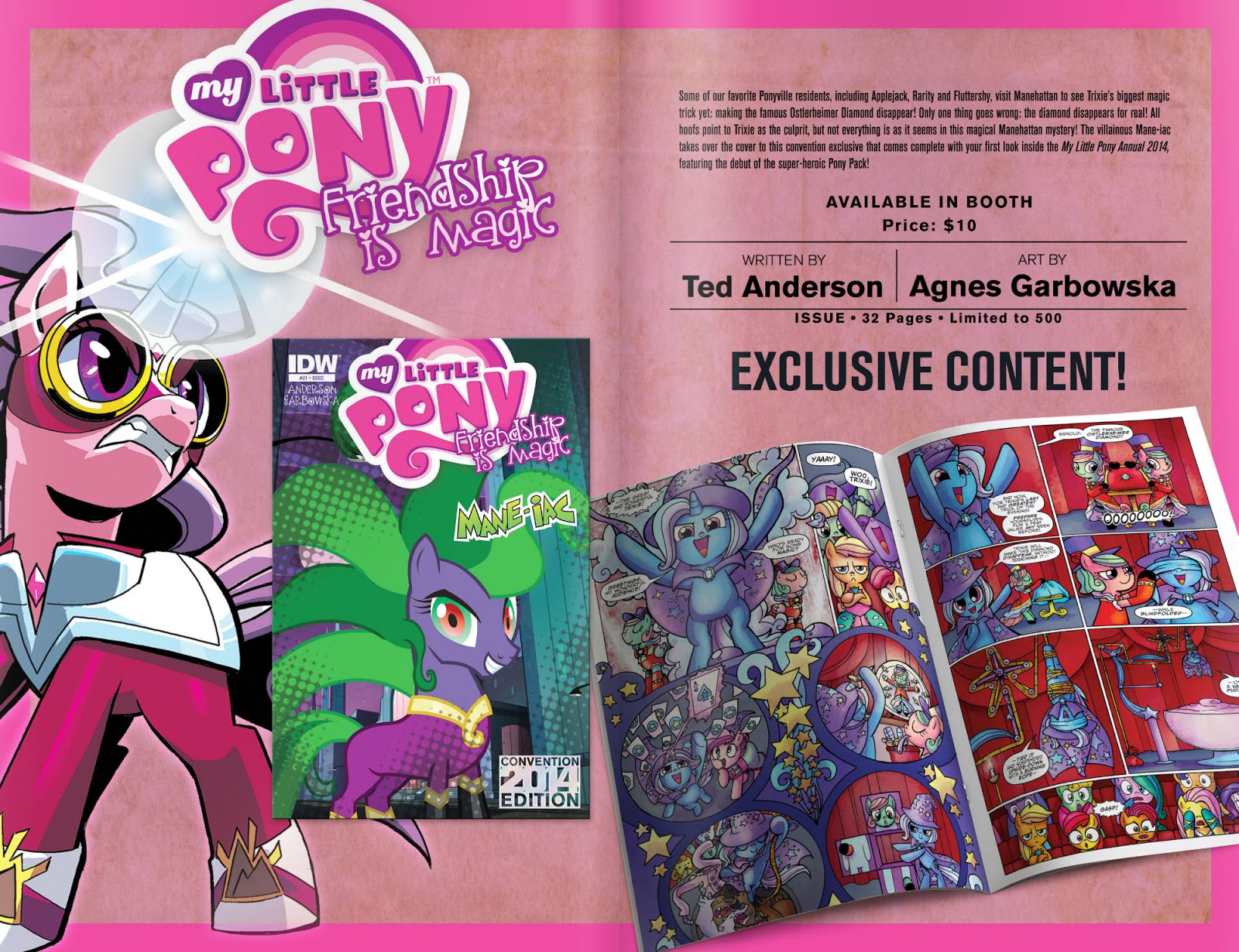 IDW Shows SDCC 2014 Exclusive FiM #21 Cover | MLP Merch