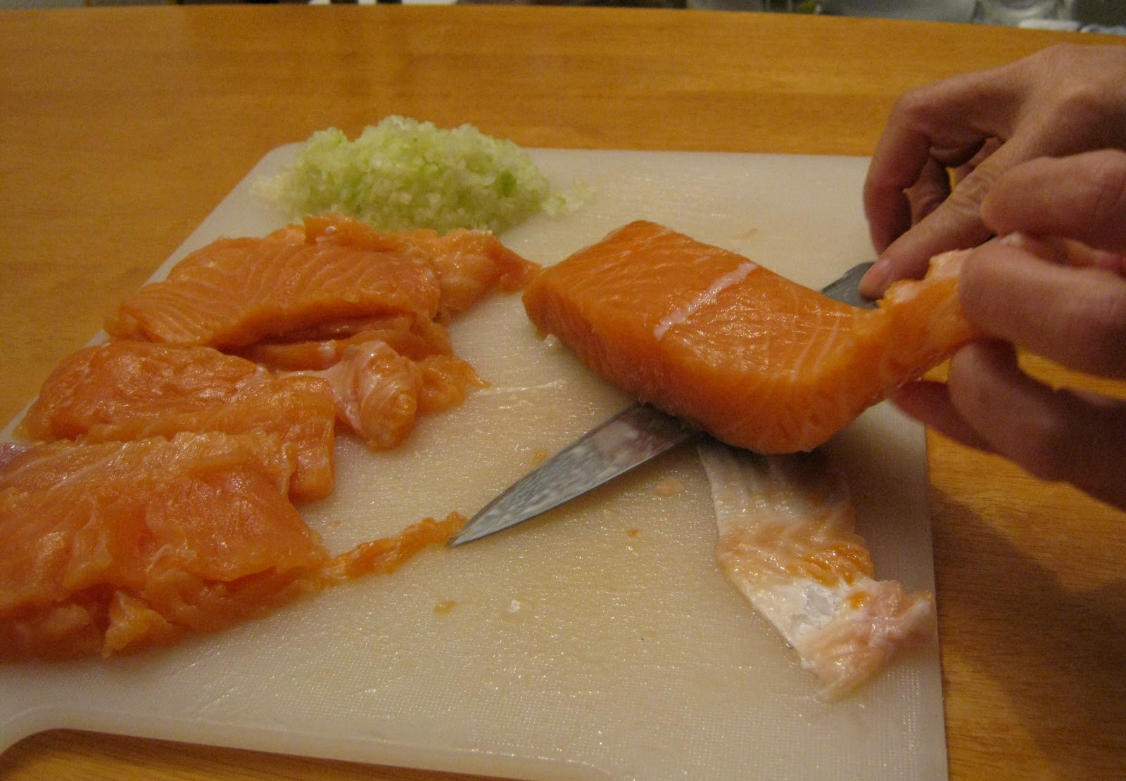 MIS RECETAS: Salmón con patatas al horno