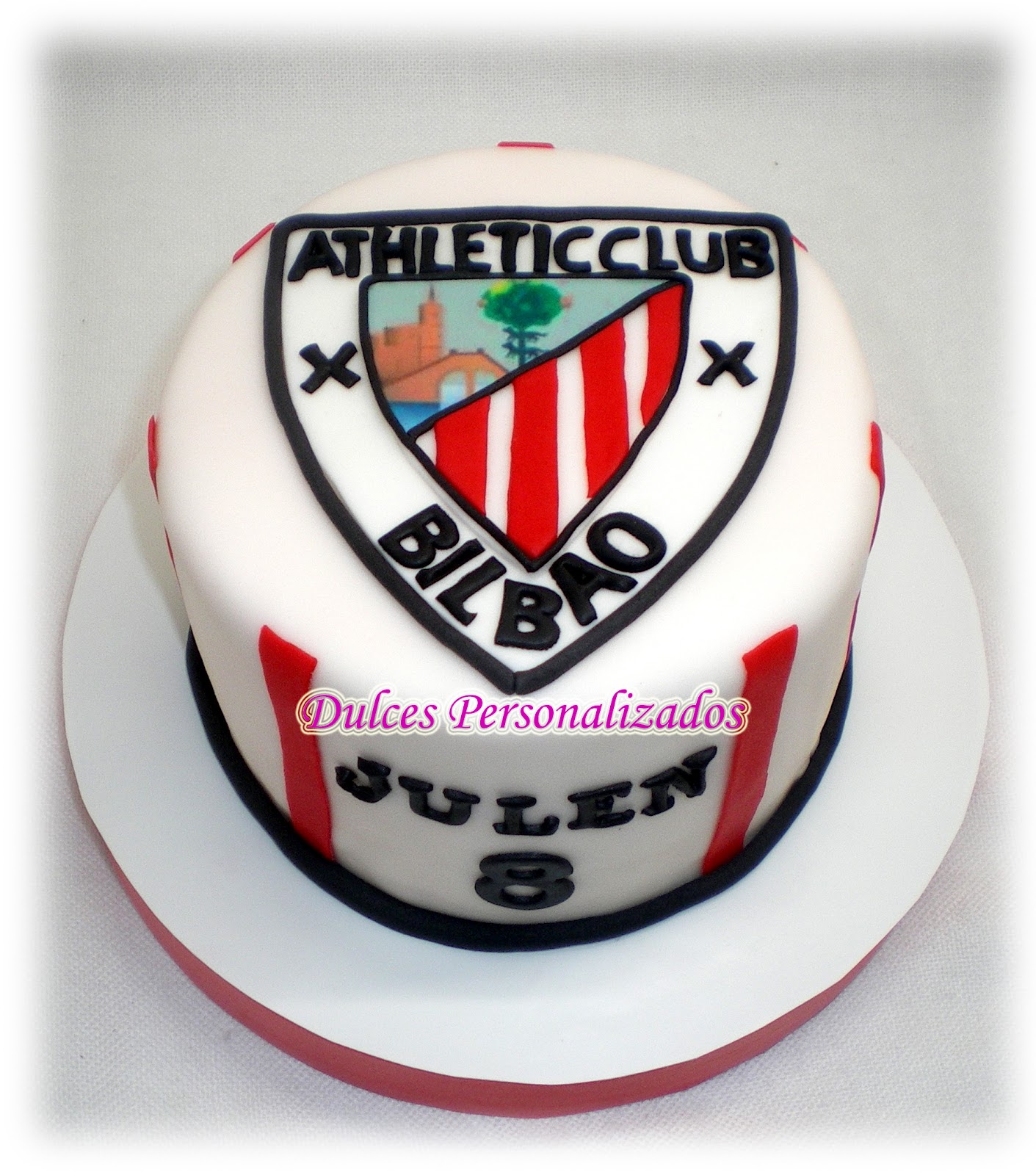 Dulces Personalizados: TARTA ATHLETIC DE BILBAO