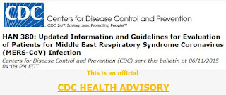 Avian Flu Diary: CDC Releases HAN #380 On MERS