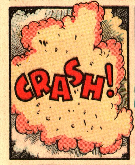 Crash! comic book sound effect