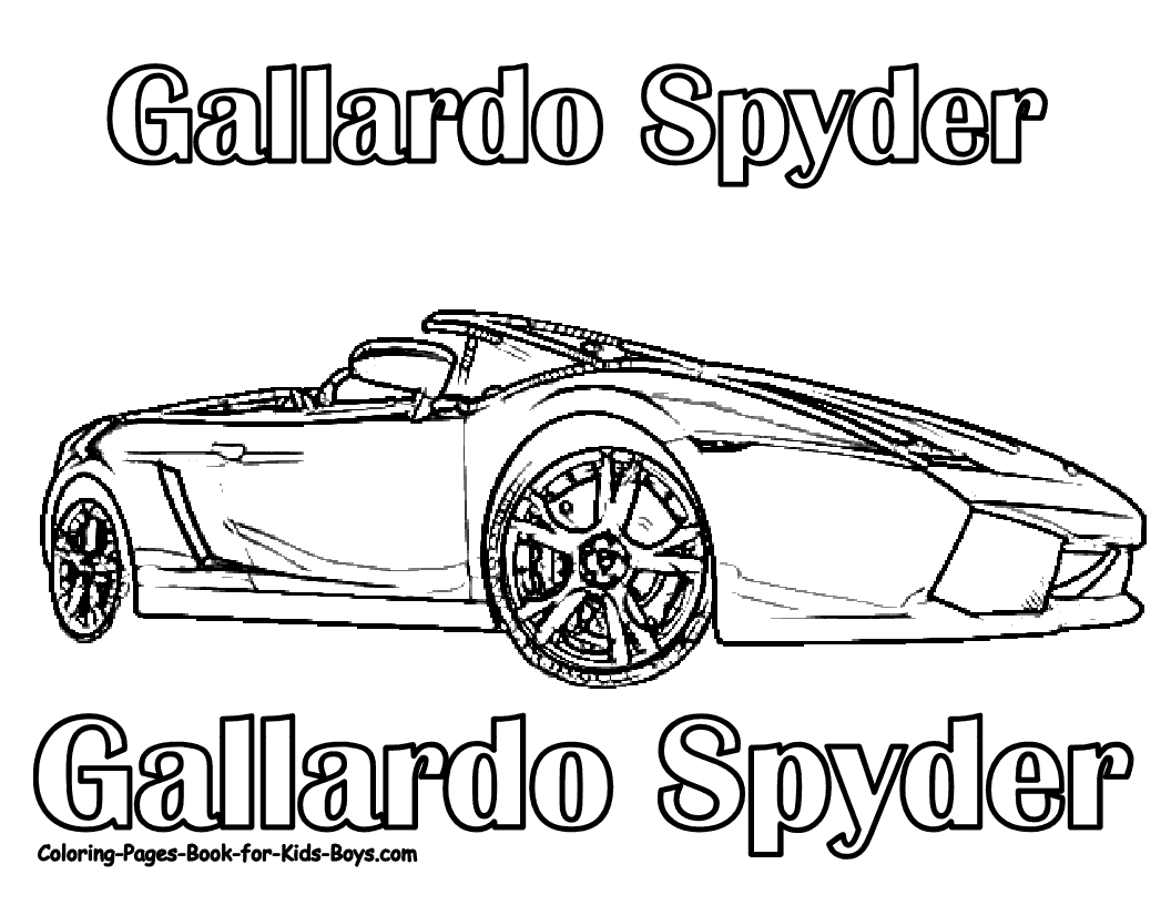 AUSMALBILDER PORSCHE 918 SPYDER - Ausmalbilder Einhorn