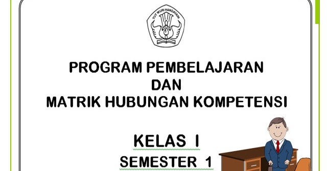 Contoh Program Semester Lengkap Semua Mapel SD Kelas 1 - 6 SD - Blog ...