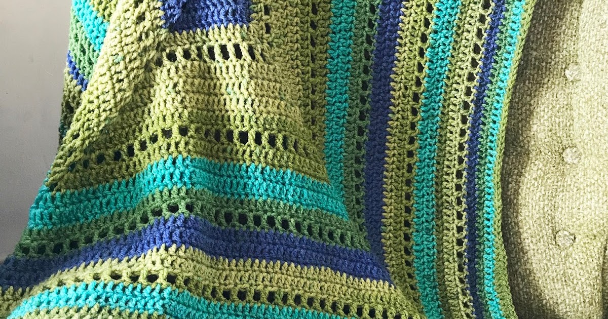 Granny Filet Square Afghan Crochet Pattern - Maria's Blue Crayon