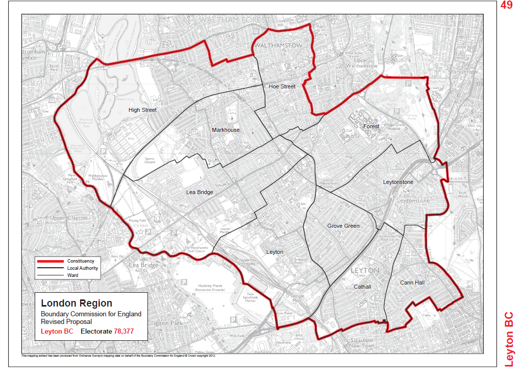 700 for Walthamstow: 2012 Maps