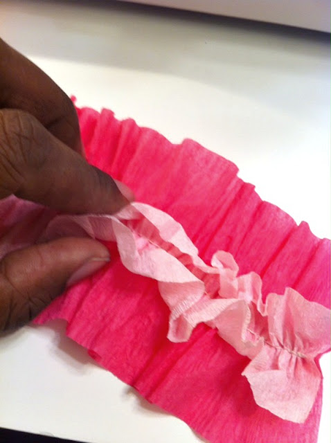 Cupcake Wishes & Birthday Dreams: {DIY Party Decor} Ruffled Paper Streamers