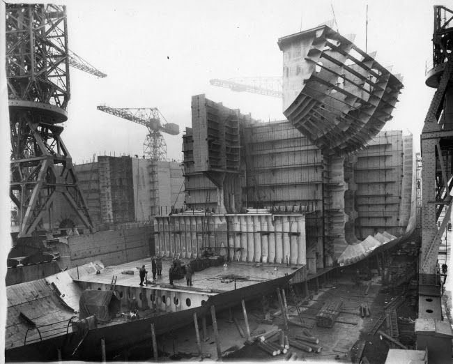 All About Machines !: Photos of Huge Ship being built in factory step ...