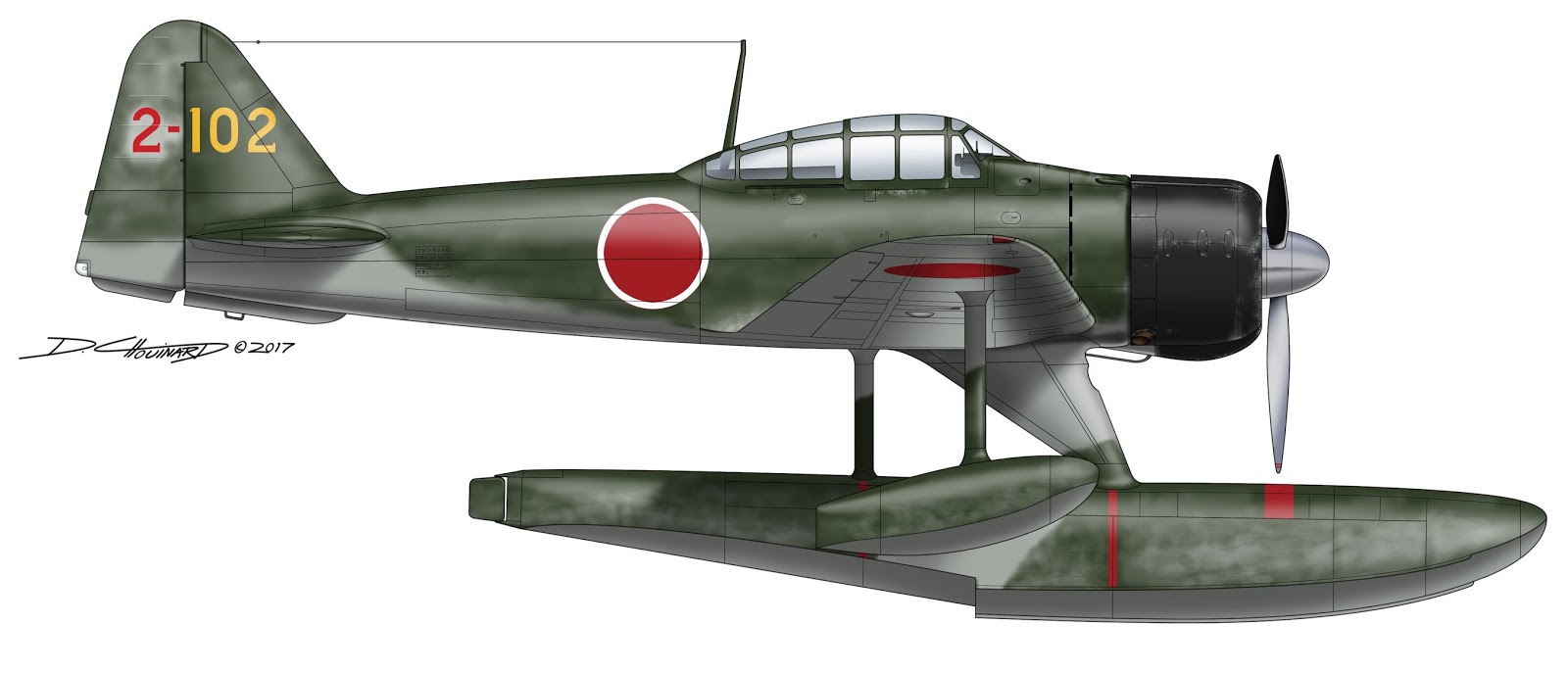 WildEagles: Nakajima A6M2-N "Rufe" pt. 8 - Kimikawa Maru