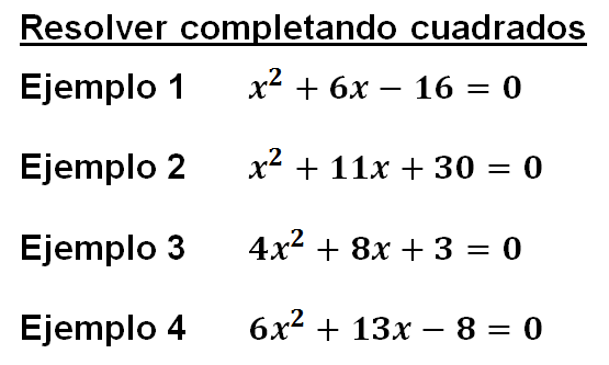 MATEMÁTICAS PALMIRA: Completar el cuadrado para resolver ecuaciones ...