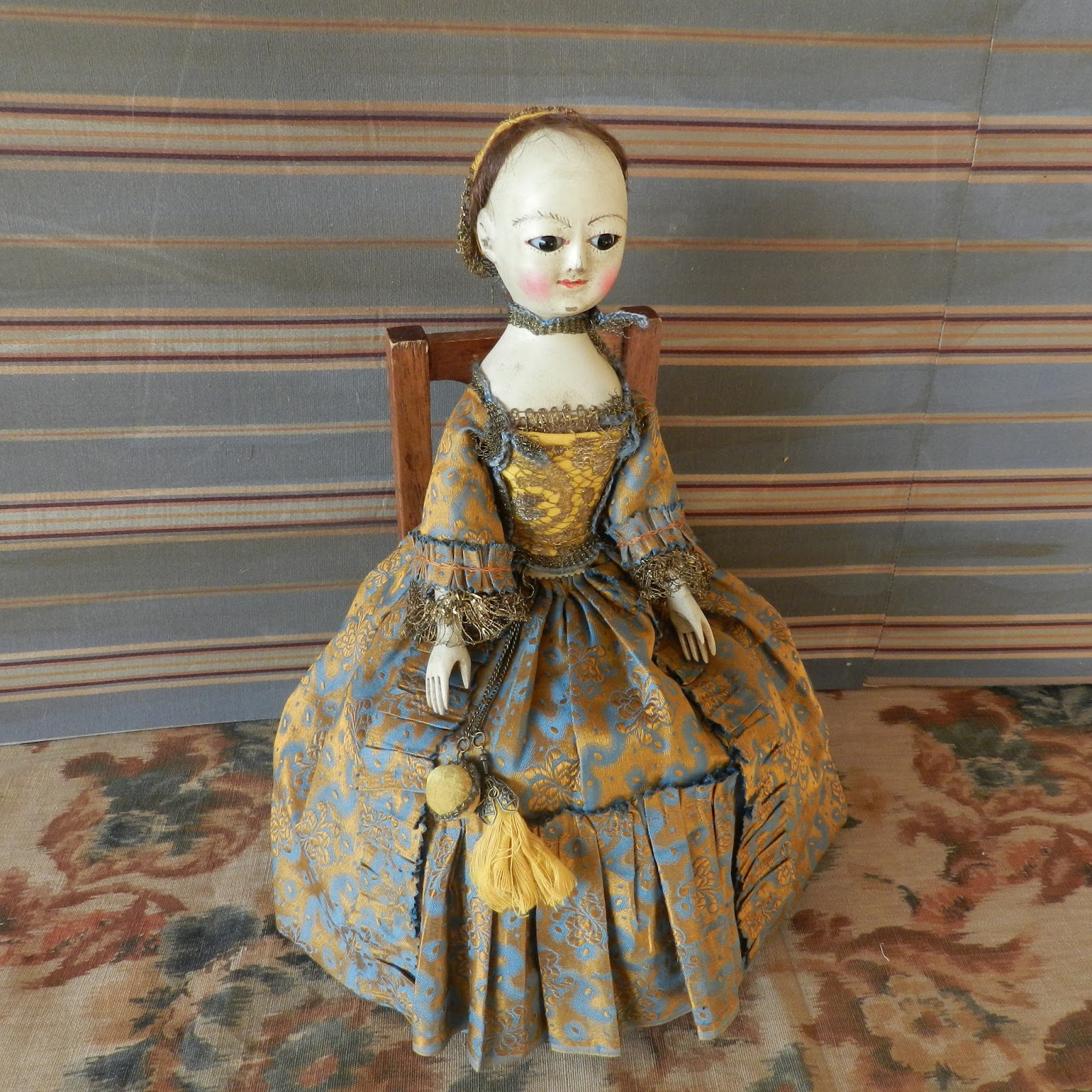 The Old Wooden Sisters: Queen Anne doll 15" finished