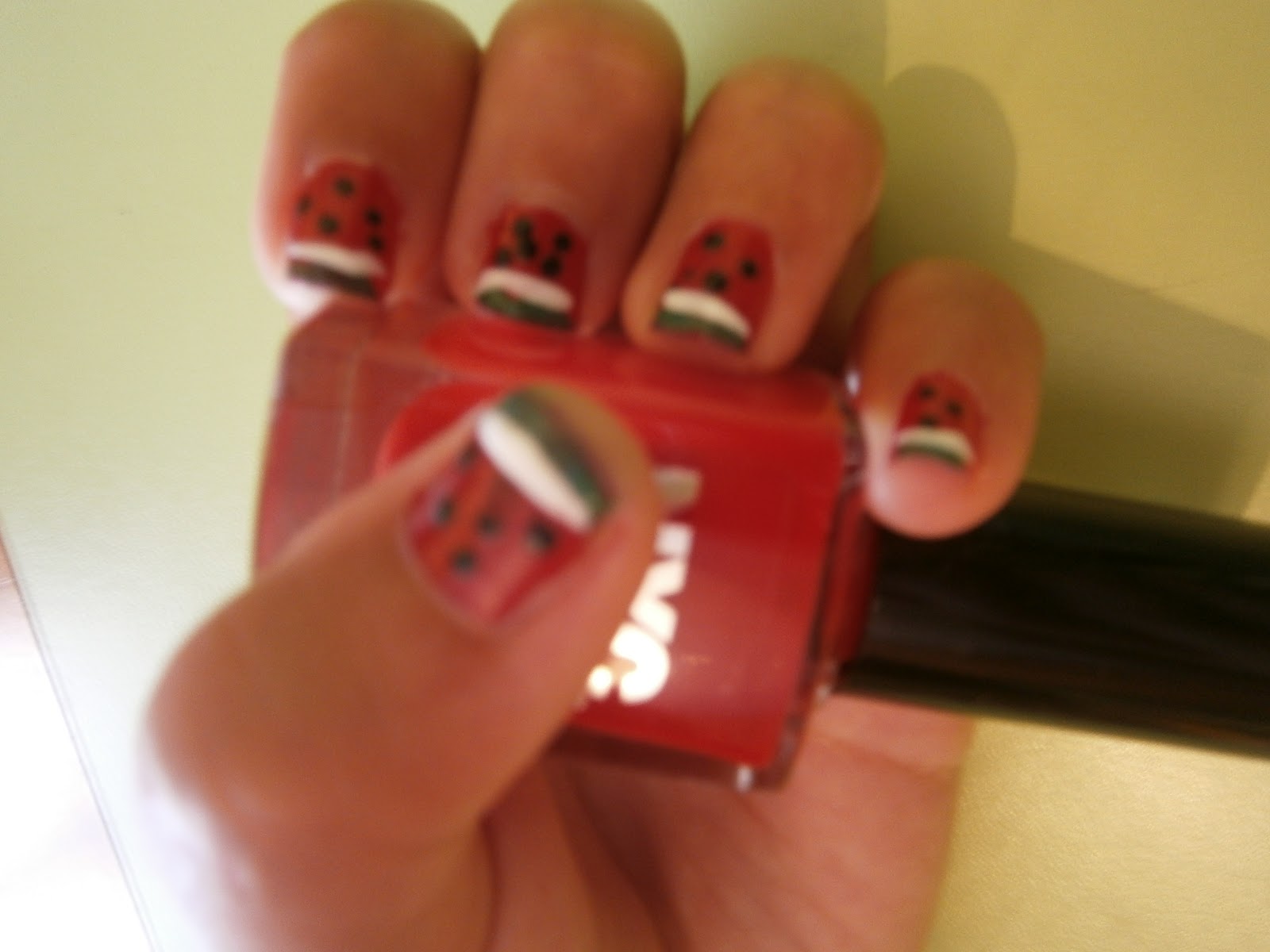 Decora tus uñas♥: De sandia