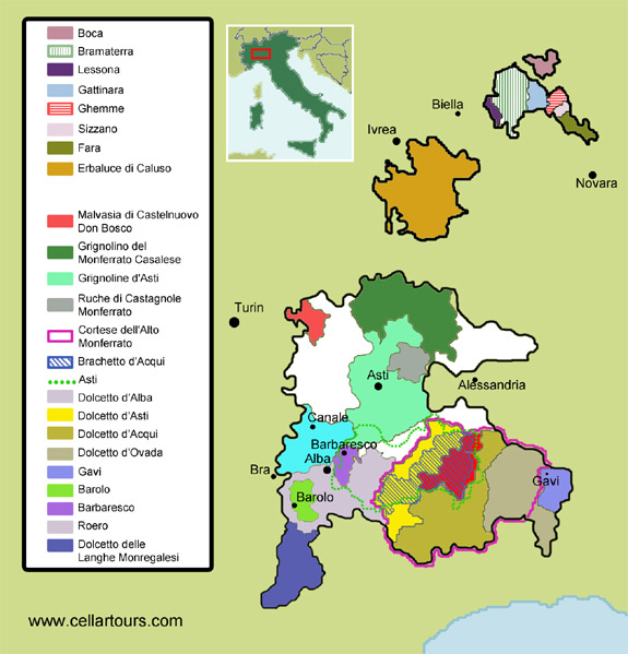 Wine -- Mise en abyme: Alto Piemonte: Where Nebbiolo is called Spanna