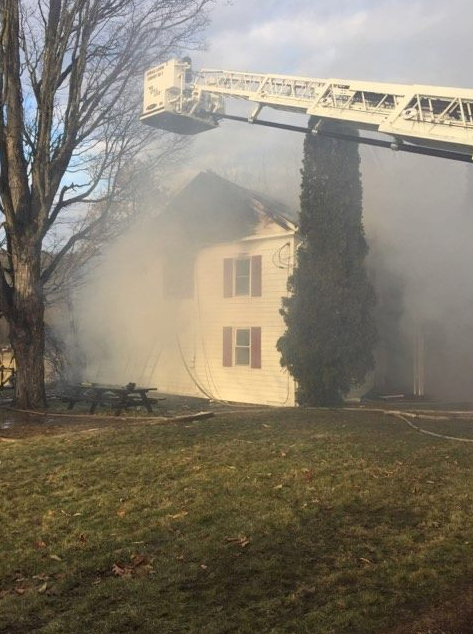 Tioga Fire Protection and Fire Prevention: Firefighters Battle Flames ...