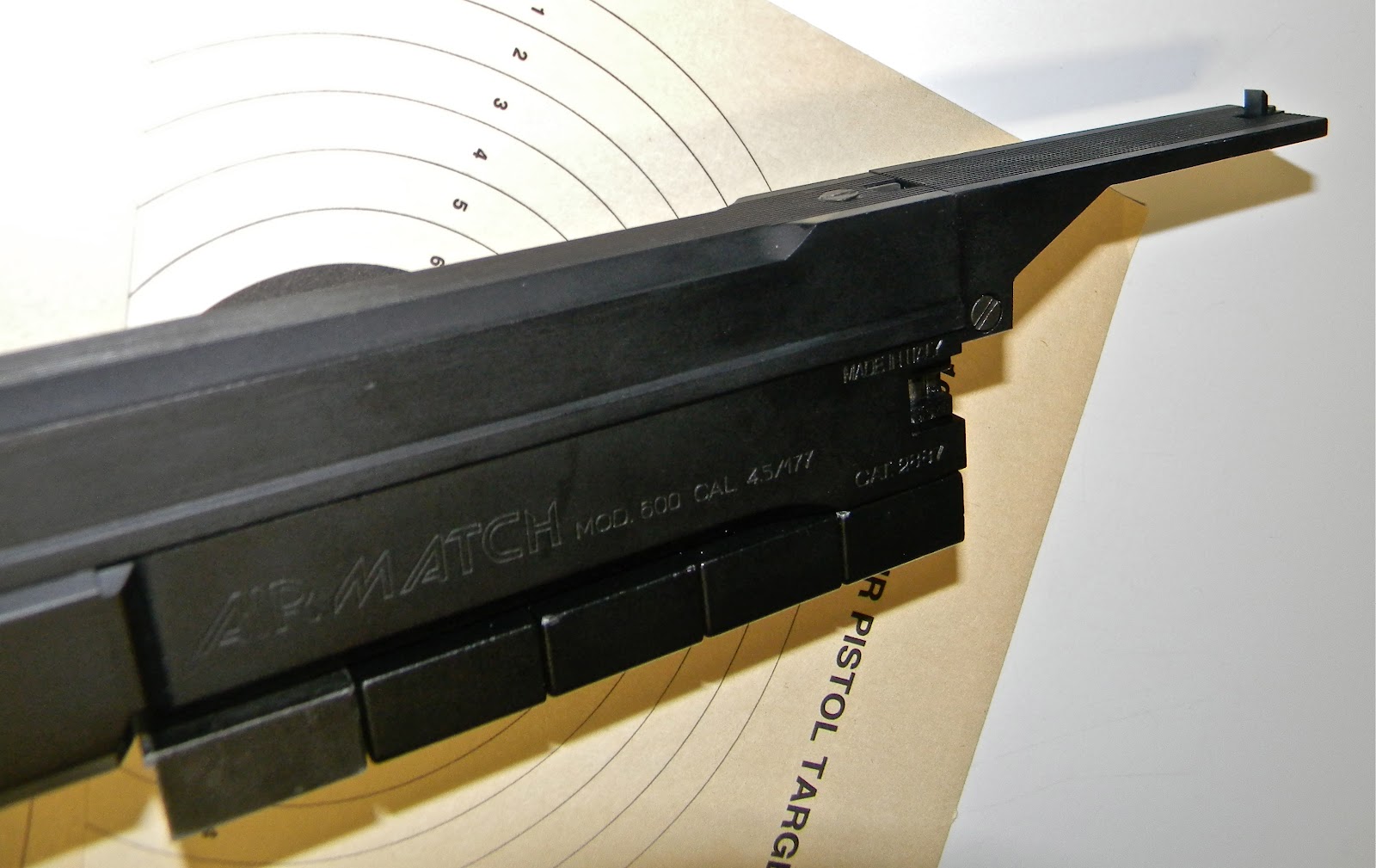 Another Airgun Blog: Air Match 600 Front Sight Repair