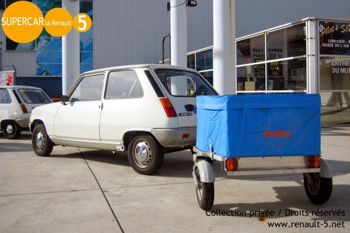 Blog :: TOUT sur la Renault 5: Sulky, une mini remorque dans la course