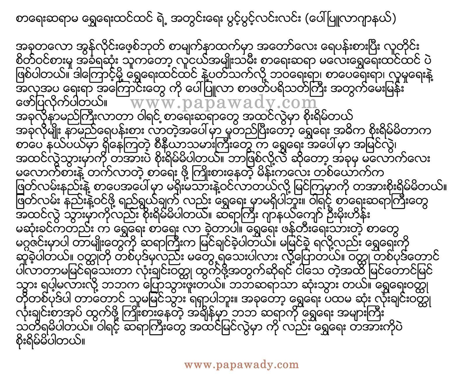 Myanmar Writer Shwe Yay Htin Htin Interview With Popular Journal Myanmar