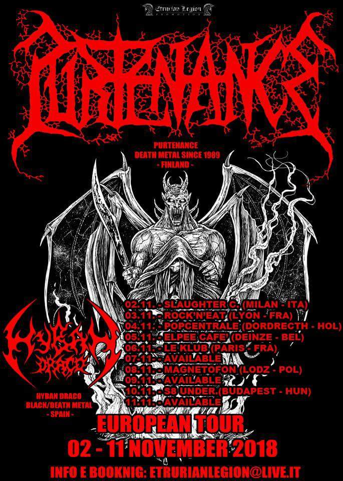 Apocalyptic Rites blog: Legendarny Purtenance w listopadzie w Magnetofonie