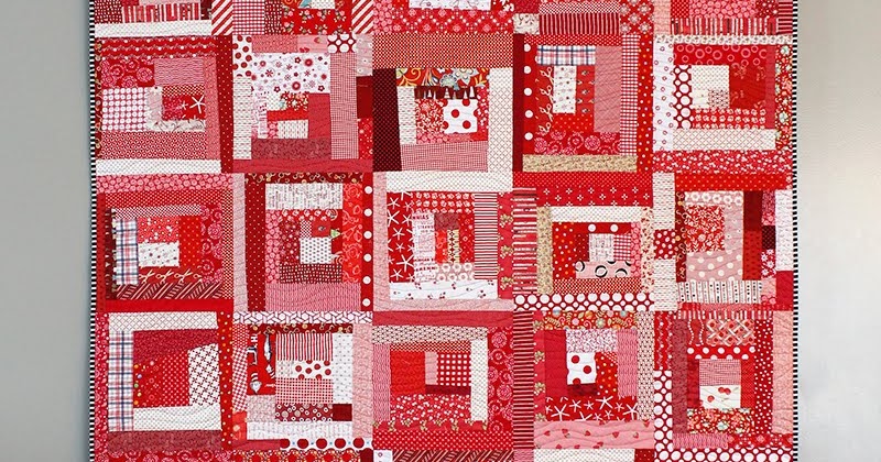 A Bright Corner: Wonky Log Cabin Quilt