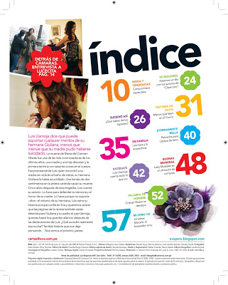 Miss Liliana: EJEMPLOS DE INDICE