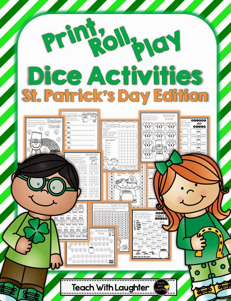 Teach With Laughter: St. Patrick's Day No-Prep Dice Fun!