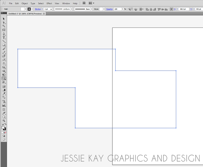 Jessie Kay Graphics and Design: Design Tips: The Shape Builder Tool