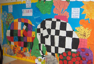 Momo celebrating time to read: Elmer by David McKee