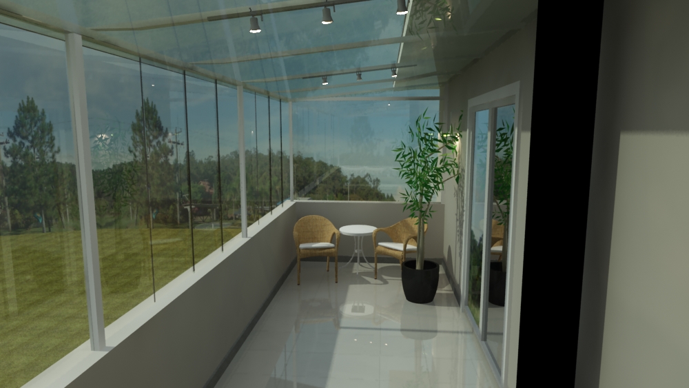 ARQUITETANDO by Mariana Volkart: Varandas em vidro